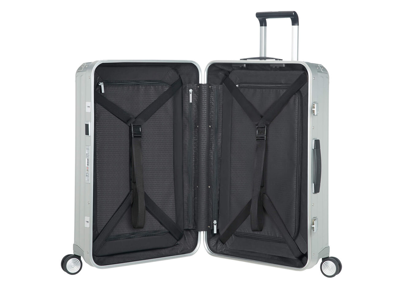 Lite-Box Alu Trolley mit 4 Rollen 55cm | Samsonite Schweiz